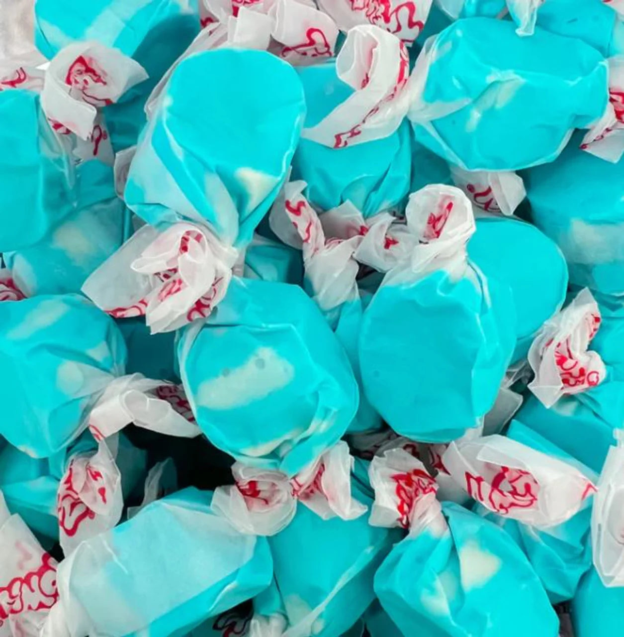 Salt Water Taffy - Blue Raspberry 100g – Crazy Candy Co