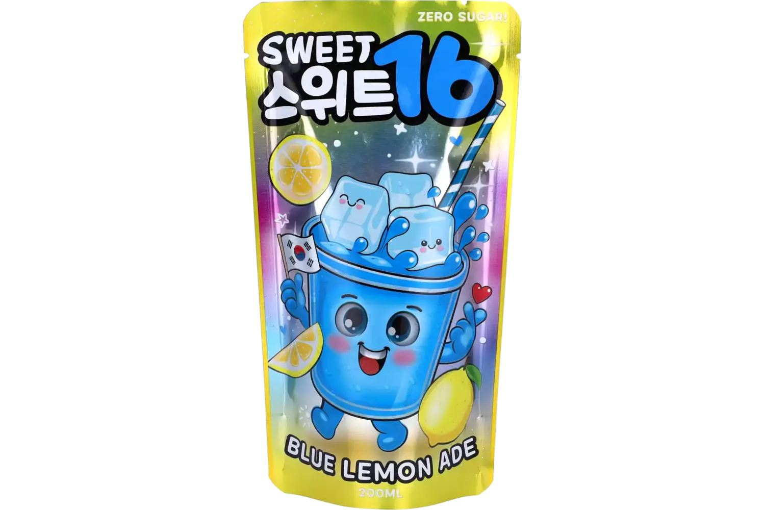 Sweet16 Blue Lemon 200ml – Crazy Candy Co